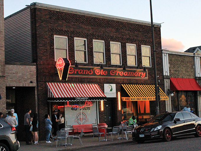 Grand Ole Creamery: Where waffle cones are born and diets go to die. The aroma alone is worth the trip down Grand Avenue. Photo credit: Ryan McGovern