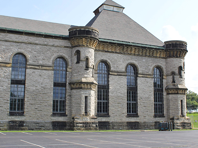 Shawshank Redemption's famous set gives "time-out corner" a whole new meaning. Talk about architectural tough love!