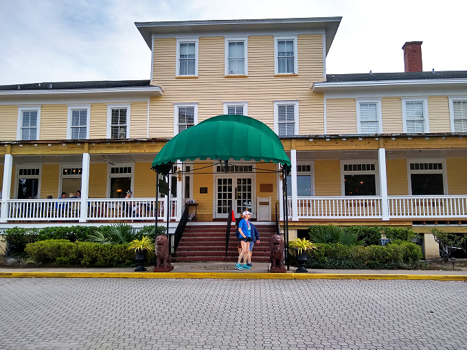 This iconic landmark hotel stands proudly against Florida's blue skies, a Victorian grande dame still turning heads after all these years.