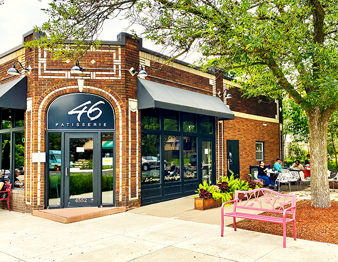 Parisian dreams in the Midwest! This charming brick corner shop houses pastries so pretty, you'll hesitate to eat them... but only for a second.