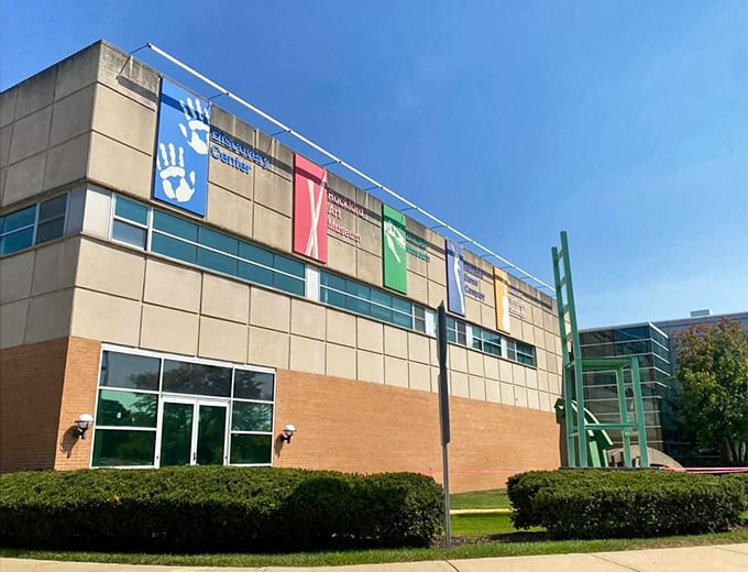 Science meets playground in this hands-on wonderland. It's like Bill Nye threw a party and everyone's invited!