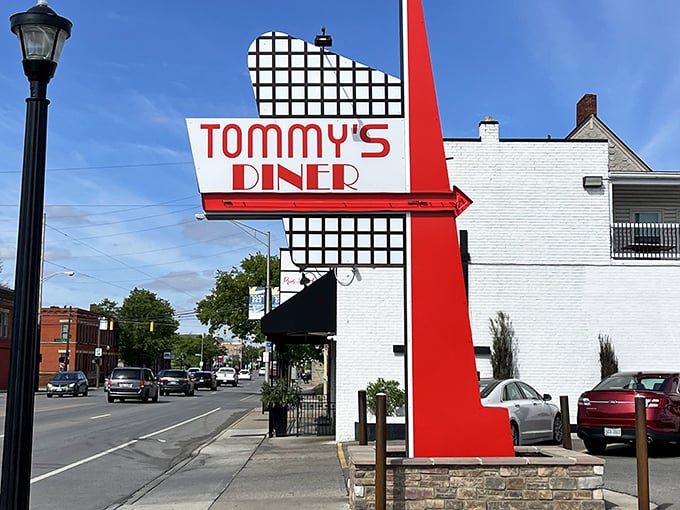 Holy chrome, Batman! This 50s-style diner is so authentic, you'll expect the Fonz to walk in and give you a thumbs-up.
