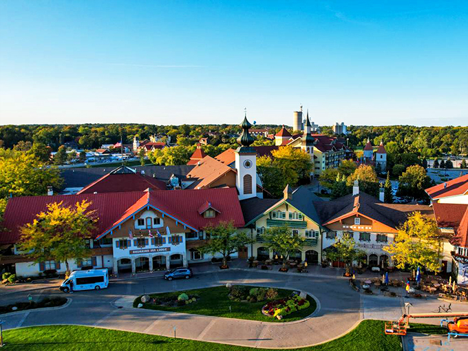 Cats, dogs, and whimsy, oh my! Frankenmuth's fairytale buildings are like a Dr. Seuss book come to life. 