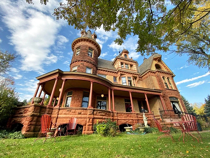 Kalamazoo's crown jewel: Where else can you sip tea with potential poltergeists in such regal surroundings? Photo credit: WWMT