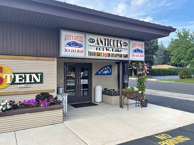 Blink and you might miss it! Anne's Anteex is the speakeasy of antique shops, with a mysterious schedule that adds to its charm.