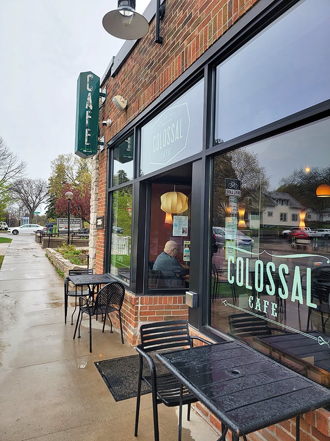 It's like they accidentally ordered the fun-size building, but supersized the flavors. Prepare for pancake nirvana!