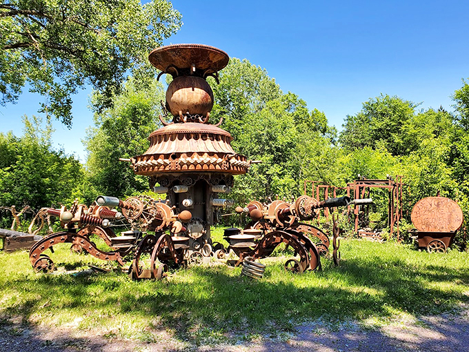 Where mad science meets art. The Forevertron: your ticket to the stars... or at least a great selfie.