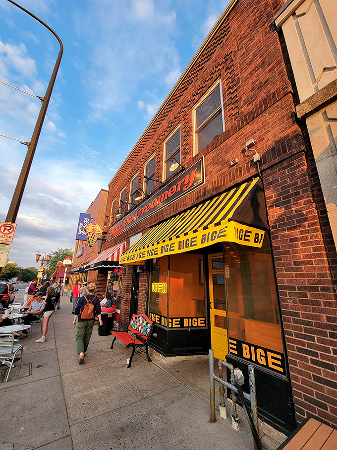 Scooping happiness since 1984! Grand Ole Creamery's retro charm and homemade flavors make it the Cadillac of ice cream shops. Photo credit: Andy Galles