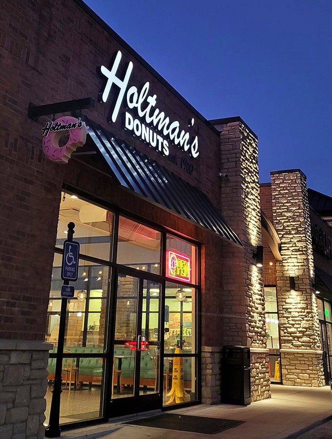 Glazed and confused? Not here! This donut wonderland is where indecision meets deliciousness in every colorful display.