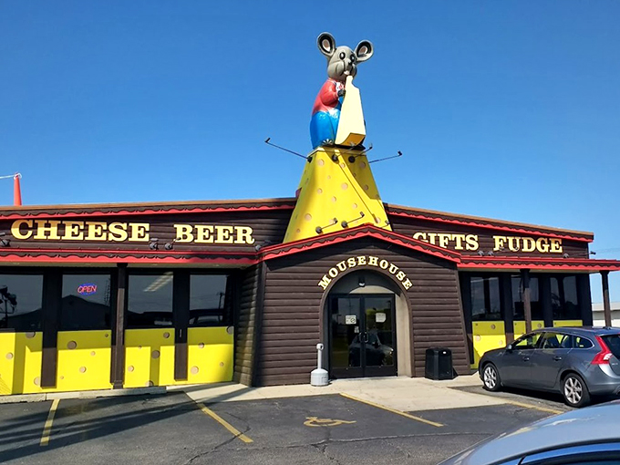 A mouse-ter-piece of whimsy! This cheese emporium proves good things come in fun packages. Say cheese and smile!