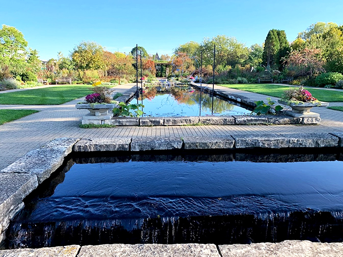 Zen and the art of garden maintenance. This serene water feature is giving major "I should have taken up meditation" vibes.