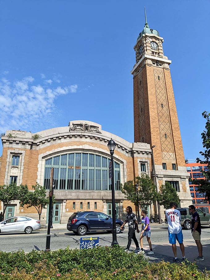 Imagine the Sistine Chapel, but with pierogies instead of paintings. West Side Market's grand interior is a feast for all senses.