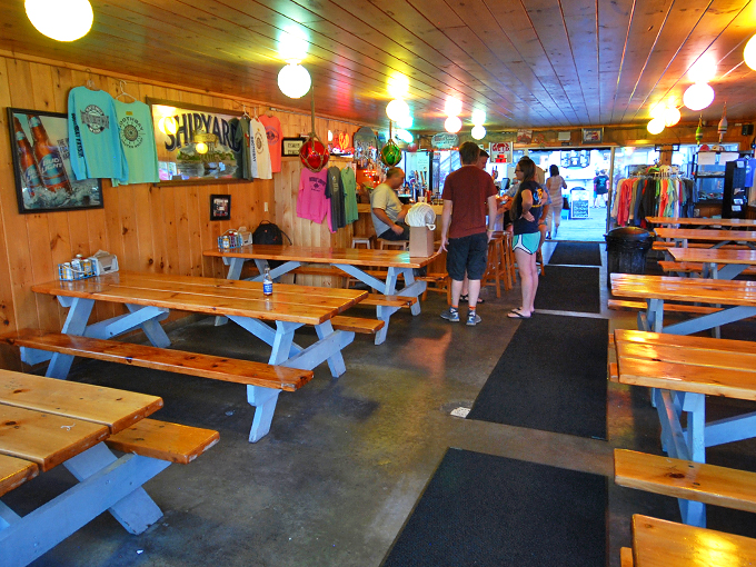 Picnic tables and ocean views - the perfect recipe for a laid-back feast. Just add friends, family, and a hearty appetite!