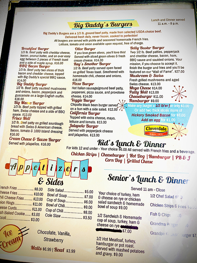 Decisions, decisions! This menu is like a choose-your-own-adventure book, but every ending is delicious.