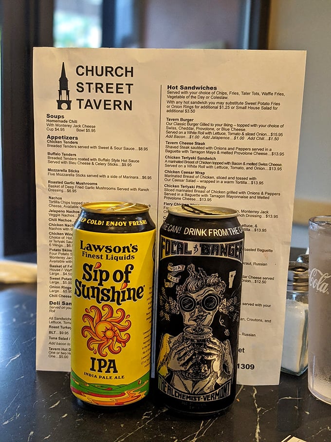 Decisions, decisions! This menu is like a treasure map, with X marking the spot for delicious eats and thirst-quenching treats.