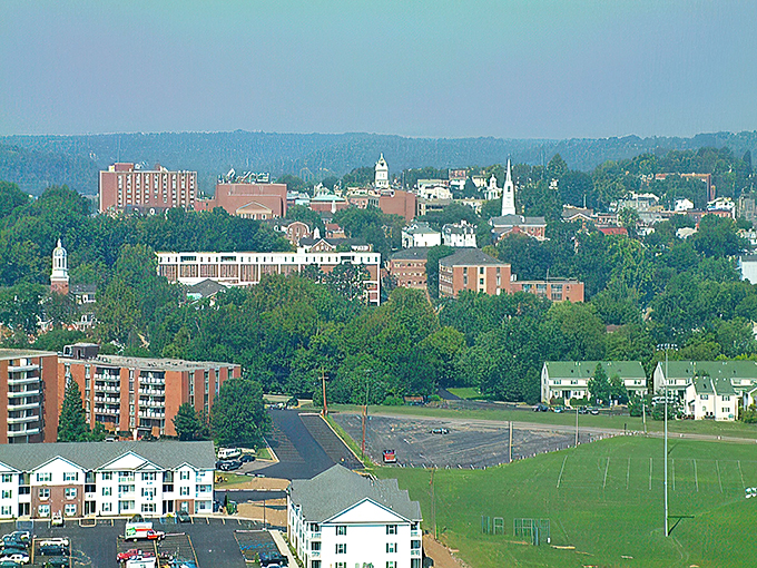 Athens: Where history and higher education play hide-and-seek among rolling hills and red-brick buildings.