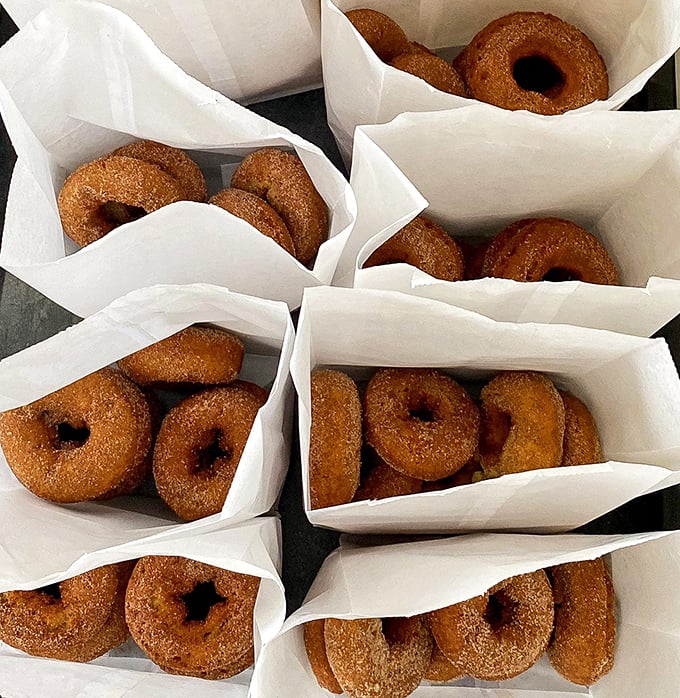 Behold, the holy grail of fall treats! These cider donuts aren't just snacks, they're edible memories waiting to happen. Resistance is futile.