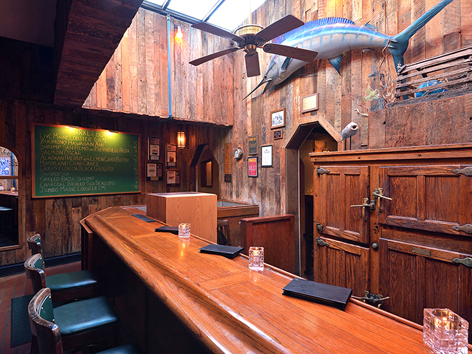 Ahoy, matey! This nautical nook serves up spirits smoother than a sea captain's tall tales.