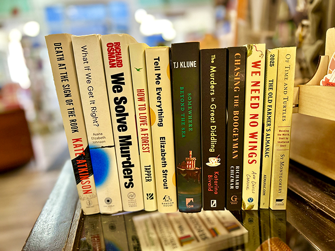 From mysteries to memoirs, these spines tell tales before you even crack them open. It's like speed dating, but with books!