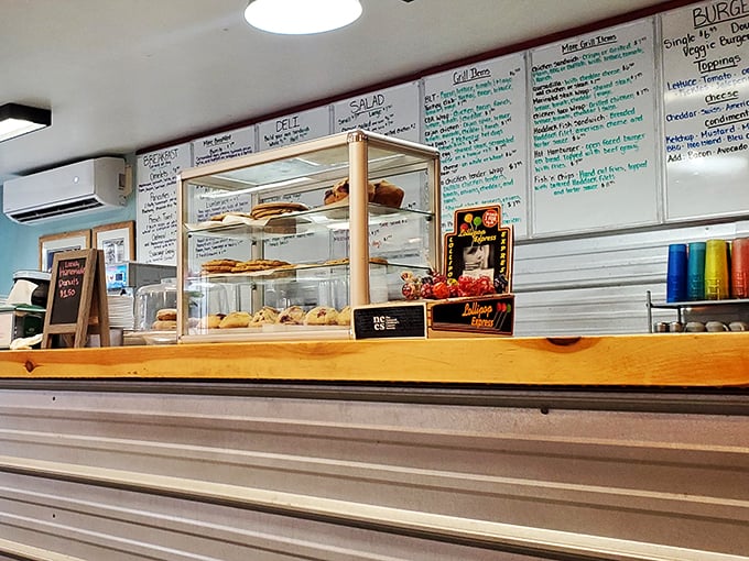 Decisions, decisions! This menu board is a treasure map of culinary delights. Pro tip: Close your eyes and point &ndash; you can't go wrong.