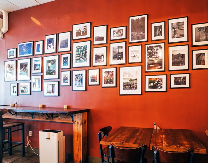 Happy hour heaven from 3-6! The bar's brick wall and cozy lighting make every hour feel like golden hour.