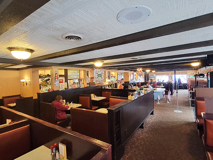 Booths that have cradled conversations for decades. If these walls could talk, they'd probably ask for a side of fries.