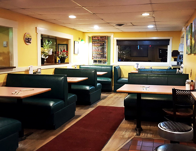 Slide into these booths and you might just solve the world's problems &ndash; or at least decide what to order for dessert.