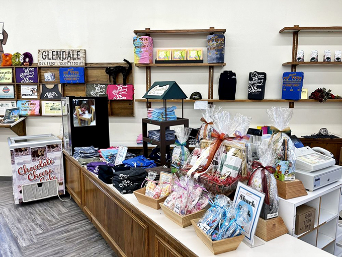 Chocolate, and t-shirts, and bears, oh my! This gift shop is like Aladdin's cave, if Aladdin had a serious sweet tooth.