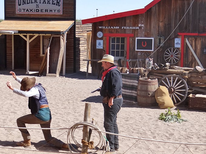 Guns at high noon! These cowboys are bringing the drama faster than a soap opera marathon. Just don't expect any real bullets flying.
