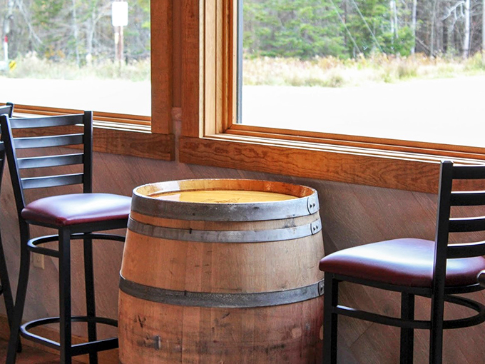 That gorgeous wooden bar isn't just for show - it's where friendships are made and local brews find their perfect home.