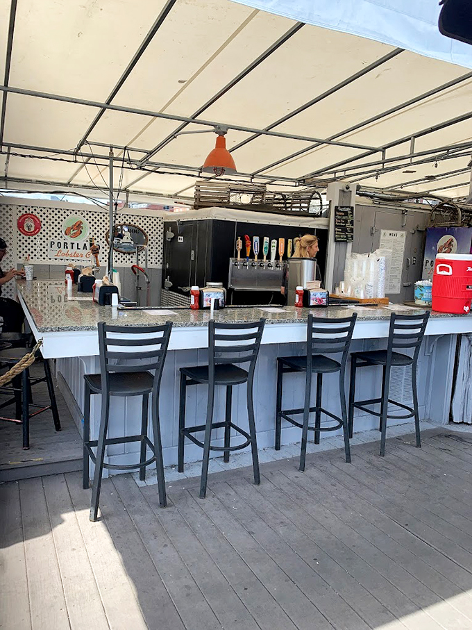 Clean lines and classic New England simplicity - because when the food's this good, you don't need fancy frills.