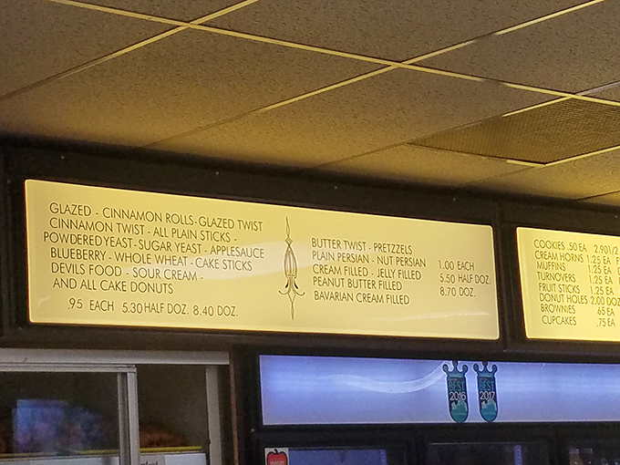 Decisions, decisions! This menu board is a roadmap to deliciousness. Choose your own sweet adventure!