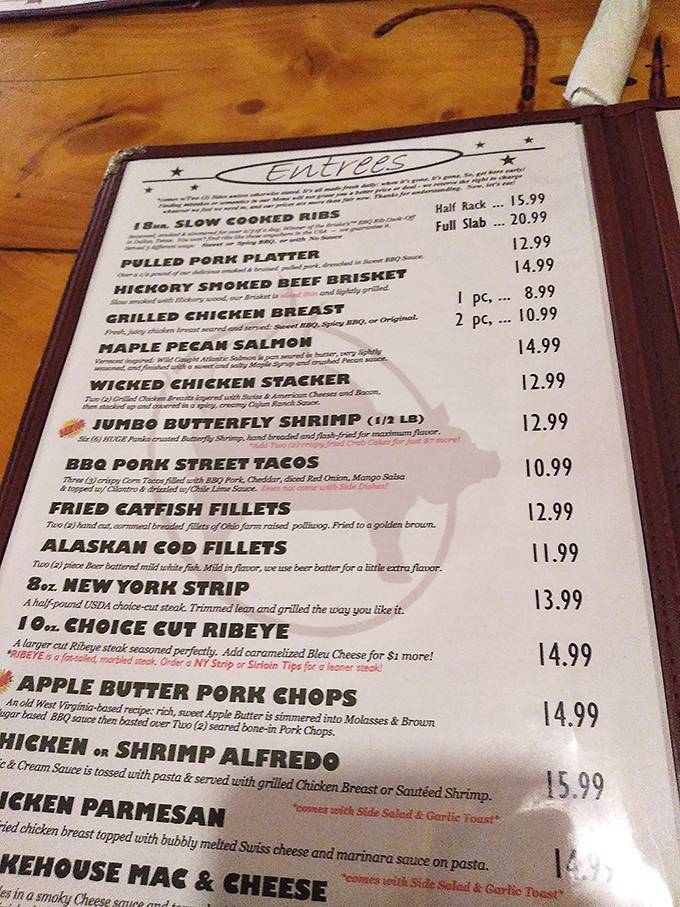 Decisions, decisions! This menu is a carnivore's choose-your-own-adventure, with each option more tempting than the last.