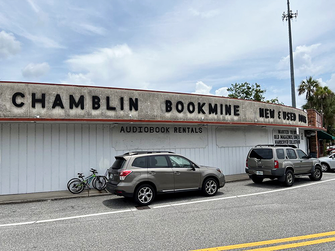 "Who needs a fancy sign when you've got all the books?" Chamblin Bookmine's exterior may be modest, but inside lies a world of literary wonders.