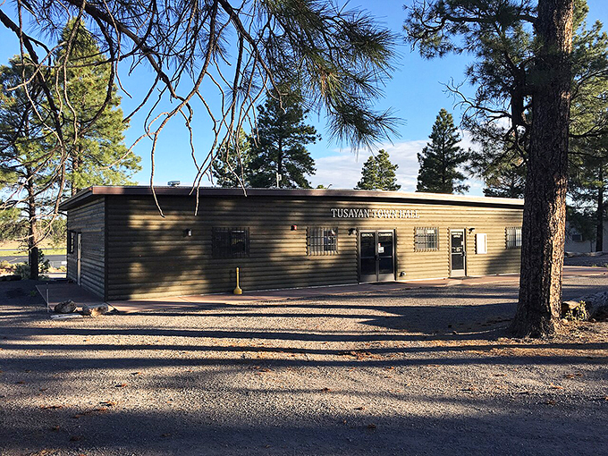 Tusayan Town Hall: Where small-town charm meets big-time scenery. This unassuming building holds the heartbeat of a community living on the edge of wonder.
