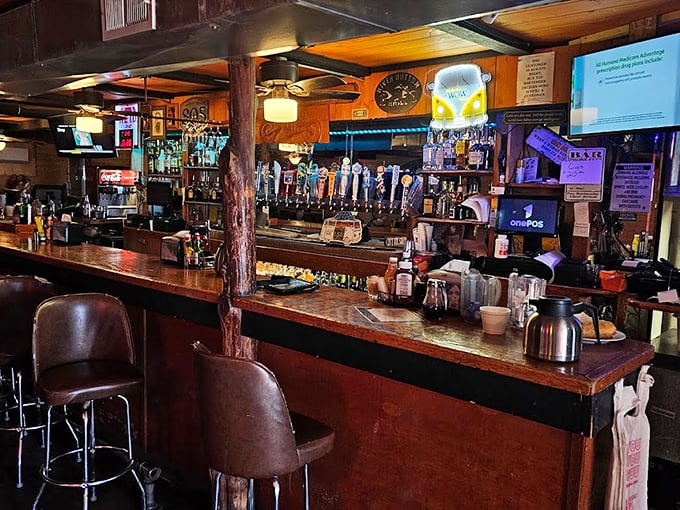 This isn't just a bar, it's a liquid library. With more taps than a tap-dancing convention, your thirst doesn't stand a chance. Photo credit: Taylor Roberts