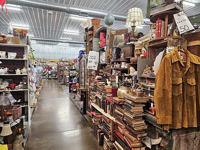 Behold, the Aladdin's cave of collectibles! Every aisle is a new adventure, with treasures stacked higher than your grandma's beehive hairdo.