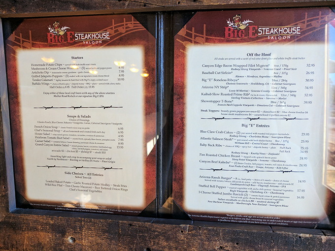 Decisions, decisions! This menu's got more options than a cowboy's got belt buckles. Better loosen that belt &ndash; you're in for a treat!