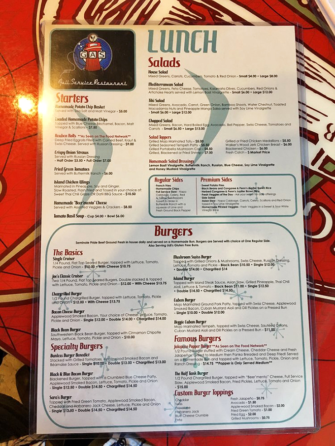 Decisions, decisions! This menu is a roadmap to flavor town. Pro tip: Bring your appetite and leave your diet at the door.