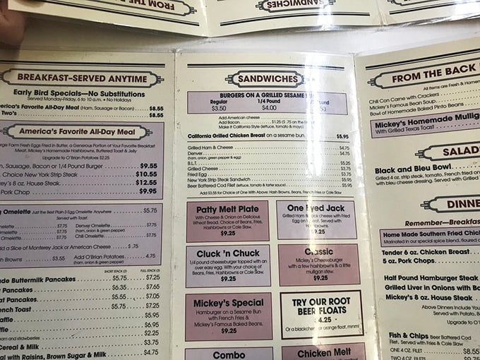 This menu's not just a list&mdash;it's a roadmap to culinary bliss. Warning: Choosing just one item may cause decision paralysis!