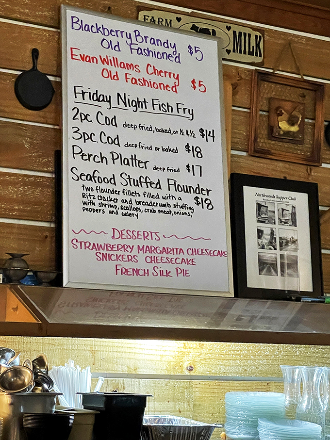 Decisions, decisions! This menu board is a tantalizing roadmap to culinary bliss. Pro tip: Come hungry, leave happy (and maybe a little rounder).