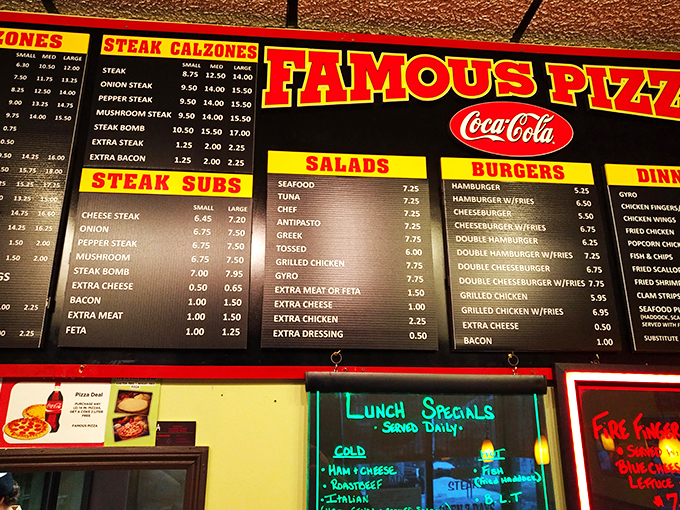 Decisions, decisions! This menu board is a treasure map of culinary delights. X marks the spot for your next food adventure.