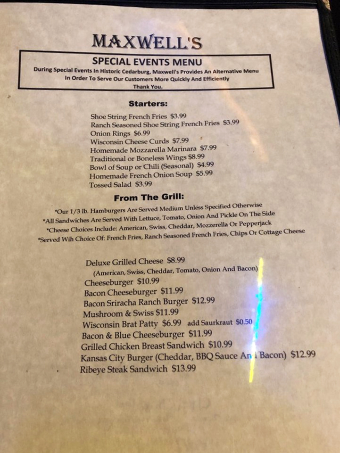 A menu that reads like a love letter to comfort food. Warning: May cause spontaneous drooling and inability to choose just one dish.