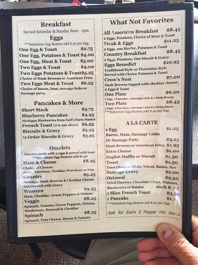 A menu that speaks to your soul: From classic breakfasts to mouthwatering burgers, this lineup reads like a love letter to comfort food enthusiasts everywhere.