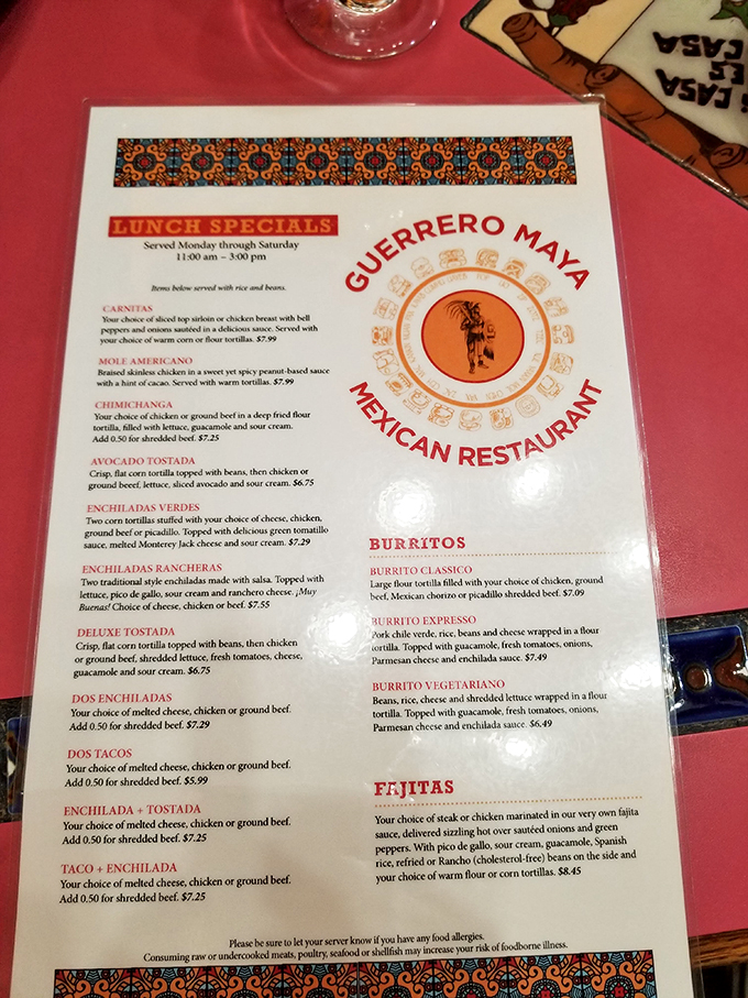 Decisions, decisions! This menu is a treasure map of flavors that'll have your taste buds doing the cha-cha.