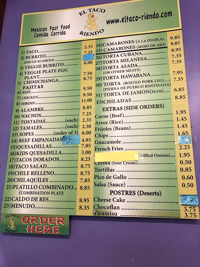 Decisions, decisions! This menu is like a treasure map of flavors, each item a potential X marks the spot for your next favorite dish.