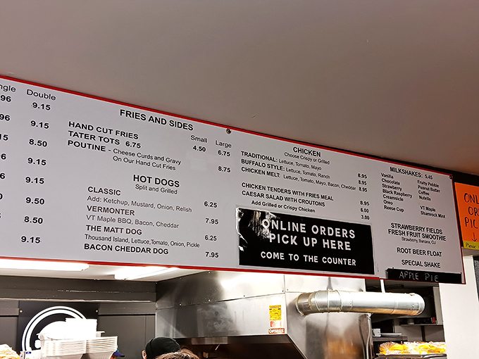 Decisions, decisions! This menu board is a roadmap to flavor town, with more tempting options than a Netflix queue on a rainy day.