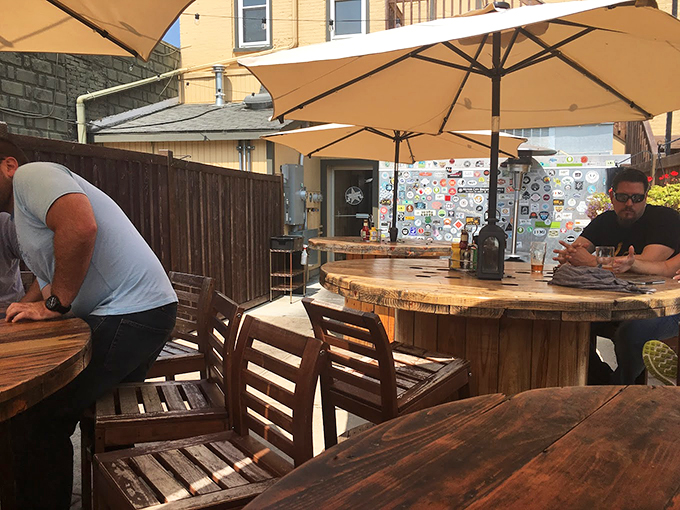 Sunshine, suds, and good company - the holy trinity of summer afternoons. This patio is where memories are made and friendships are forged.