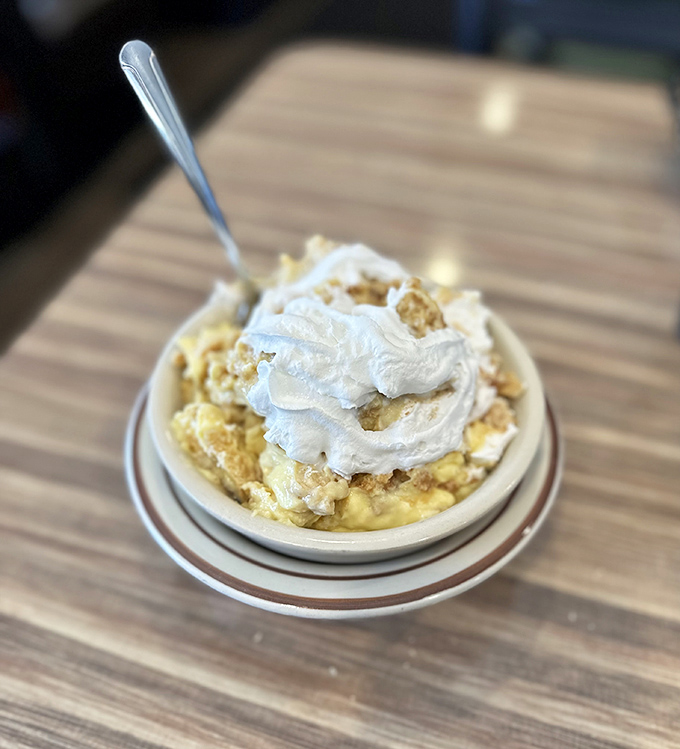 Behold the bread pudding &ndash; a dessert so heavenly, it might just make you religious. Calories? What calories? Photo credit: Nyor Mirror