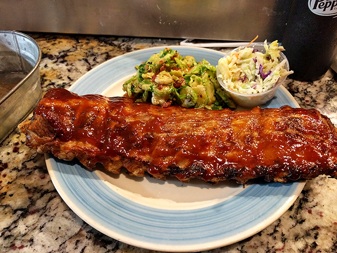 Who says seafood joints can't do ribs? These bad boys are so tender, they practically leap off the bone and into your mouth.